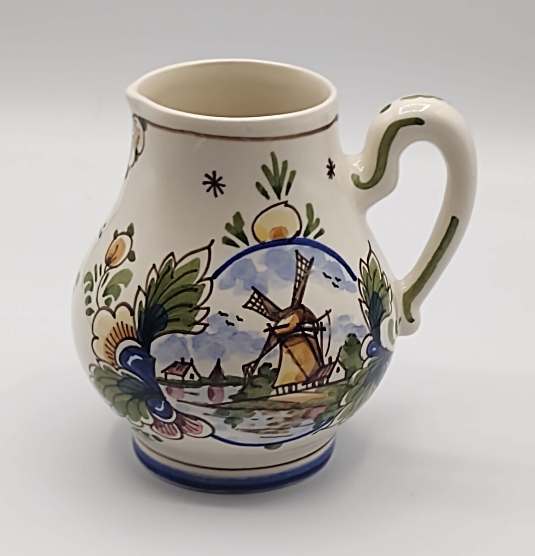 Rare, Vintage Delft Pitcher, Creamer - Etsy