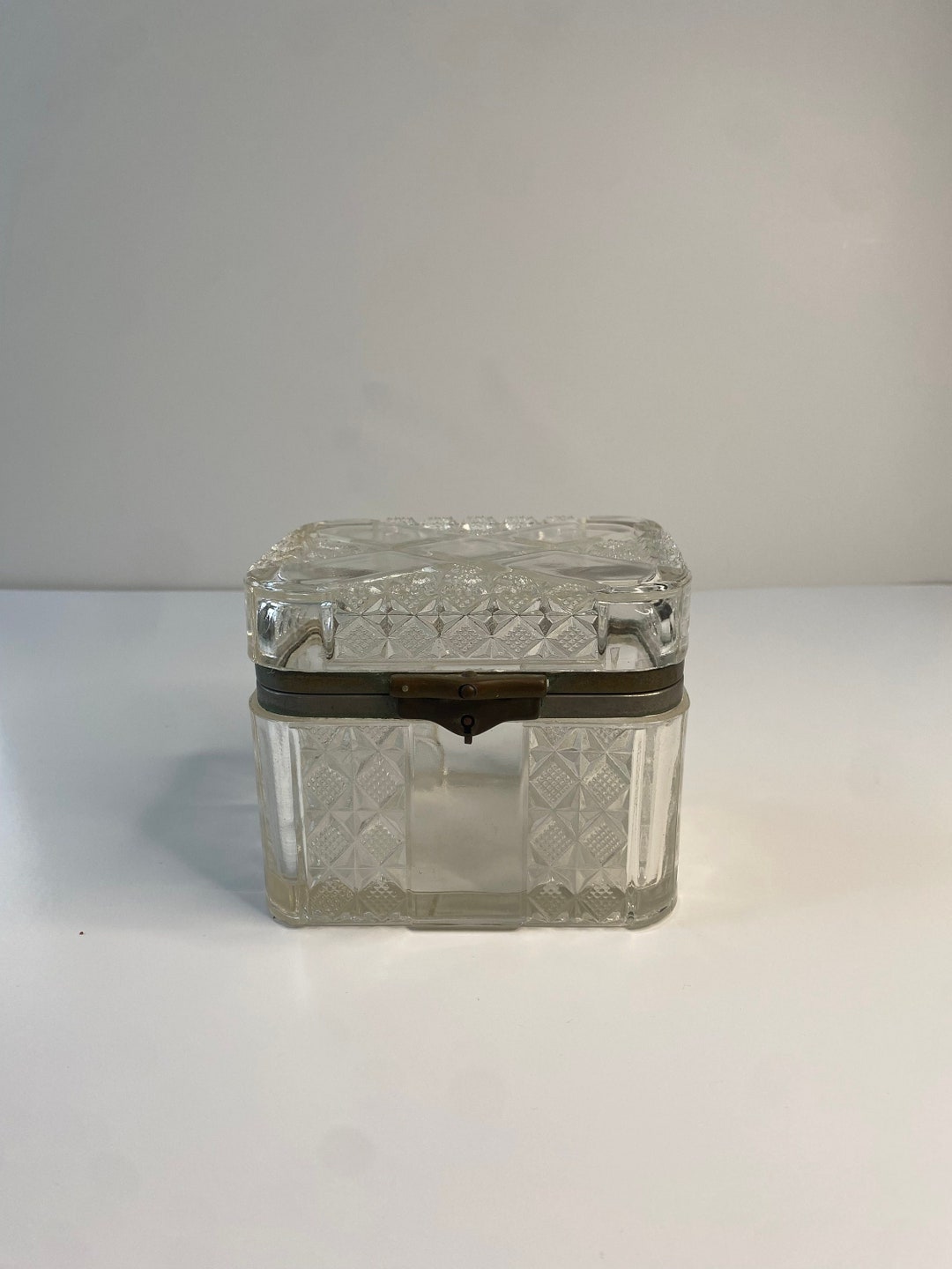 Russian Antique Glass Box - Etsy