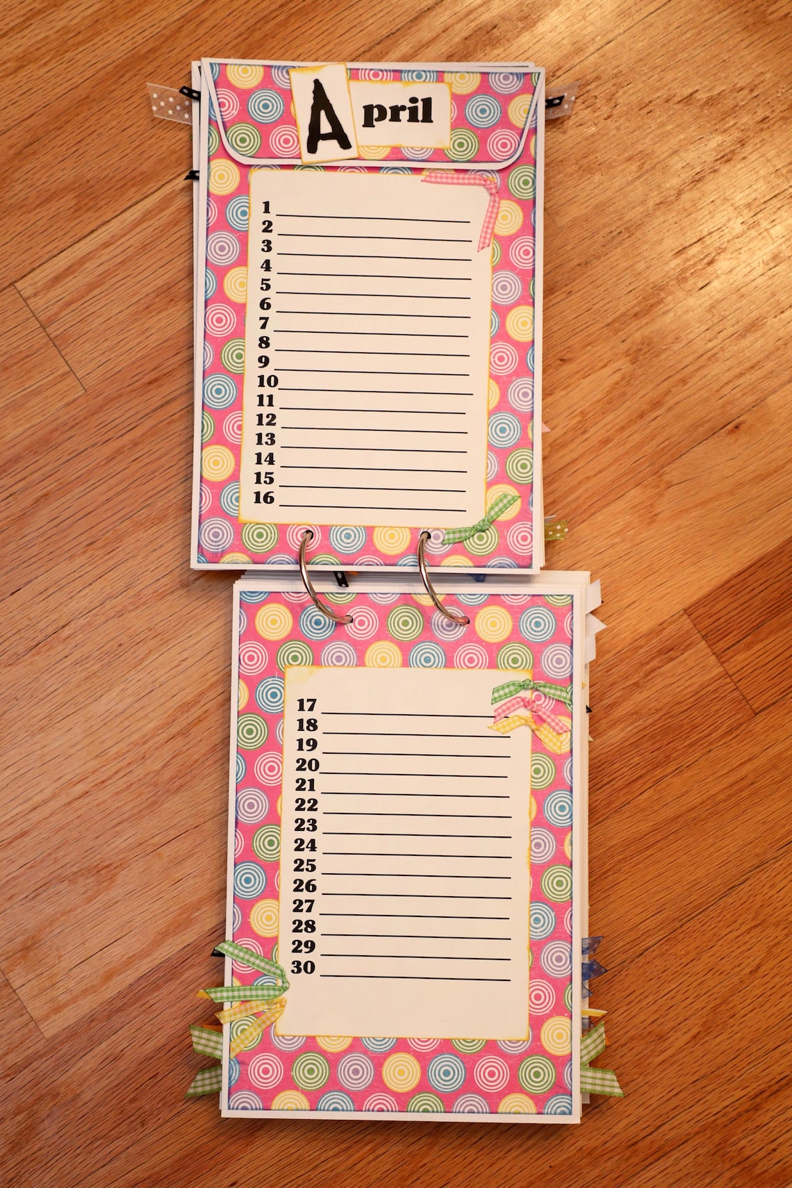 Birthday Calendar With Birthday Card Storage - Etsy
