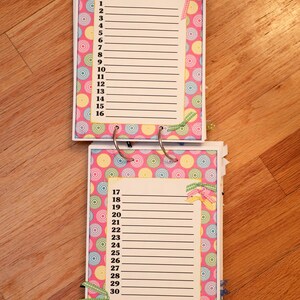 Birthday Calendar With Birthday Card Storage - Etsy