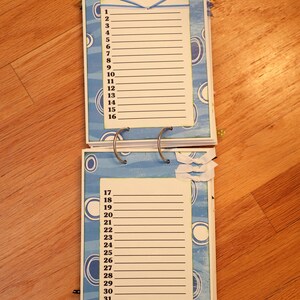 Birthday Calendar With Birthday Card Storage - Etsy