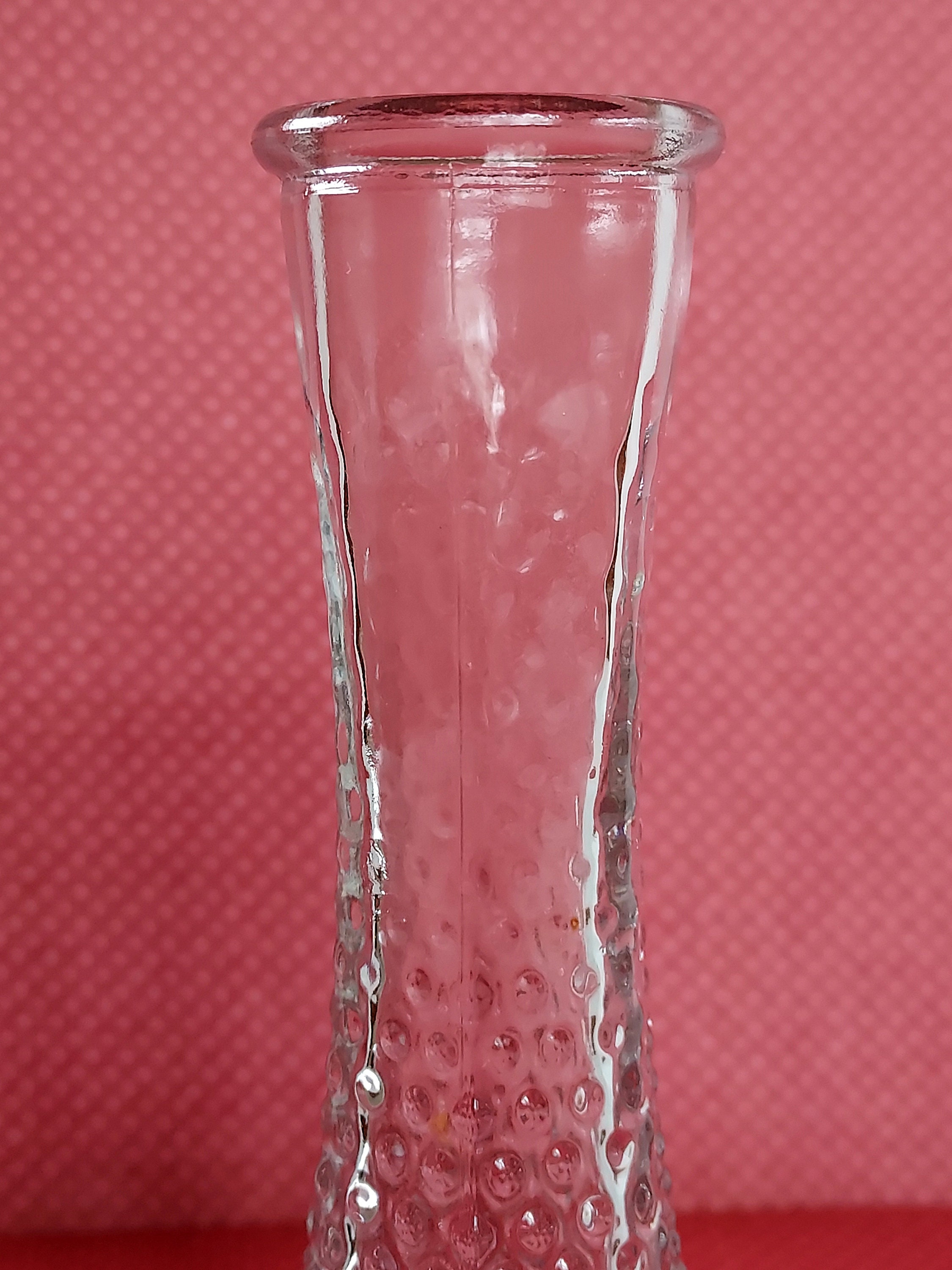 EO Brody Hobnail Clear Glass Vase - Etsy