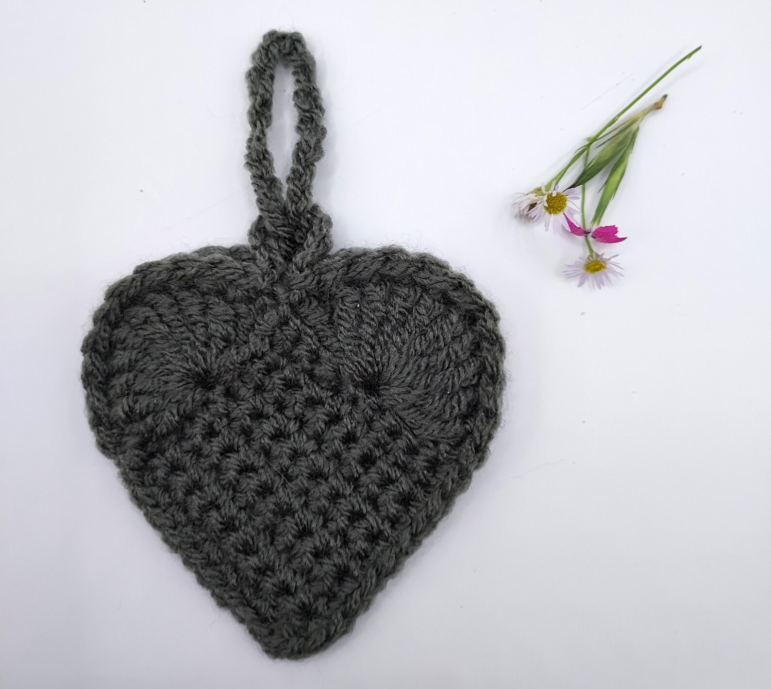 Handmade Crocheted Mini Heart Pouch - Etsy