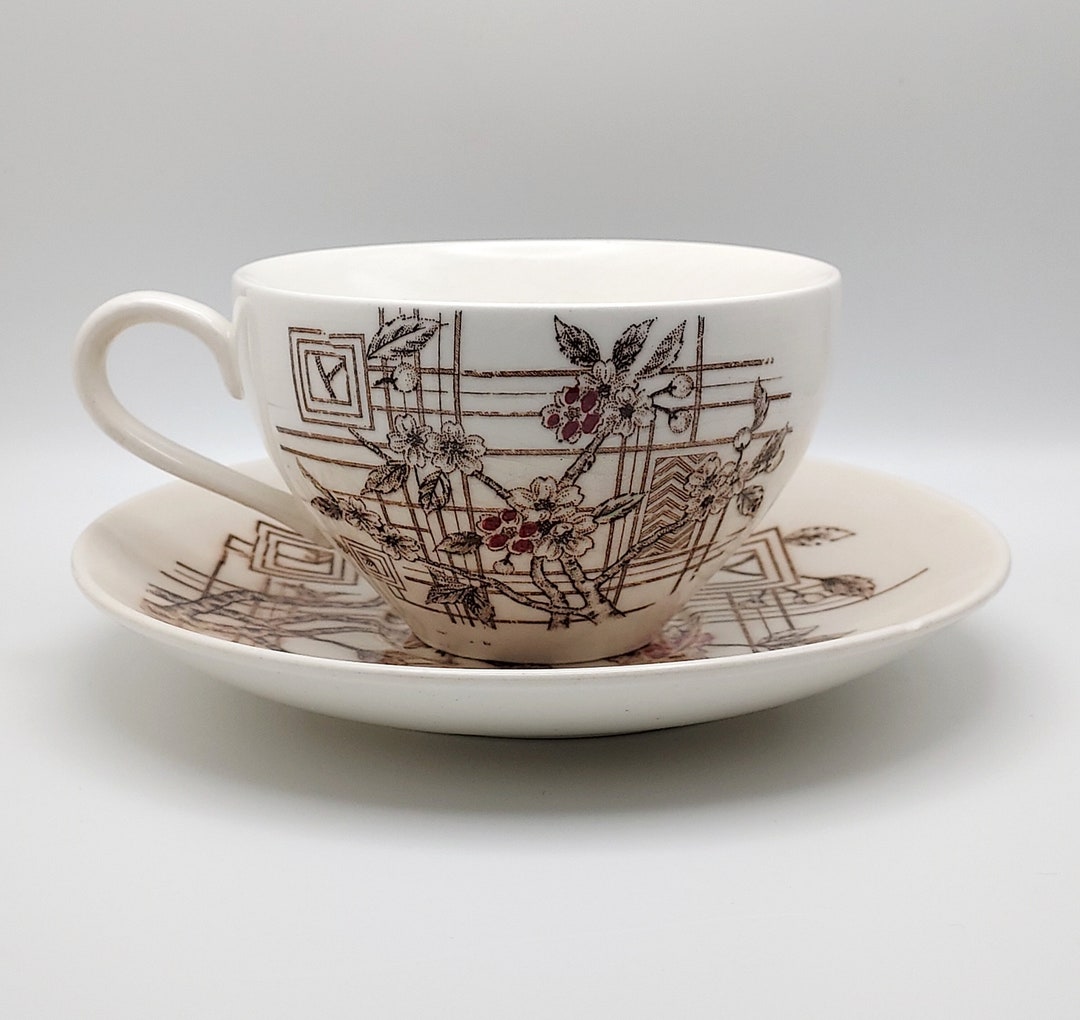 Mid Century Ben Gross Eamie Vine Cup and Saucer | 1950s Japanese ...