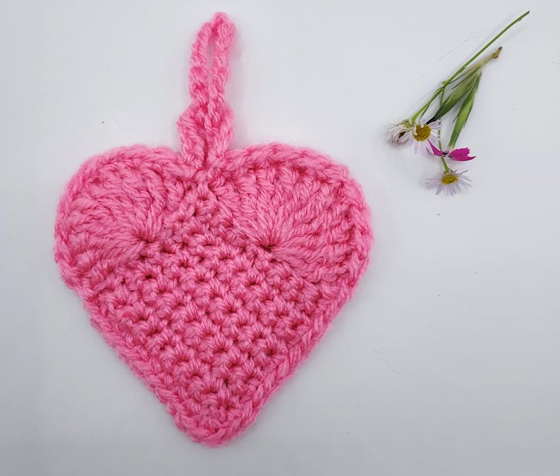 Handmade Crocheted Mini Heart Pouch - Etsy
