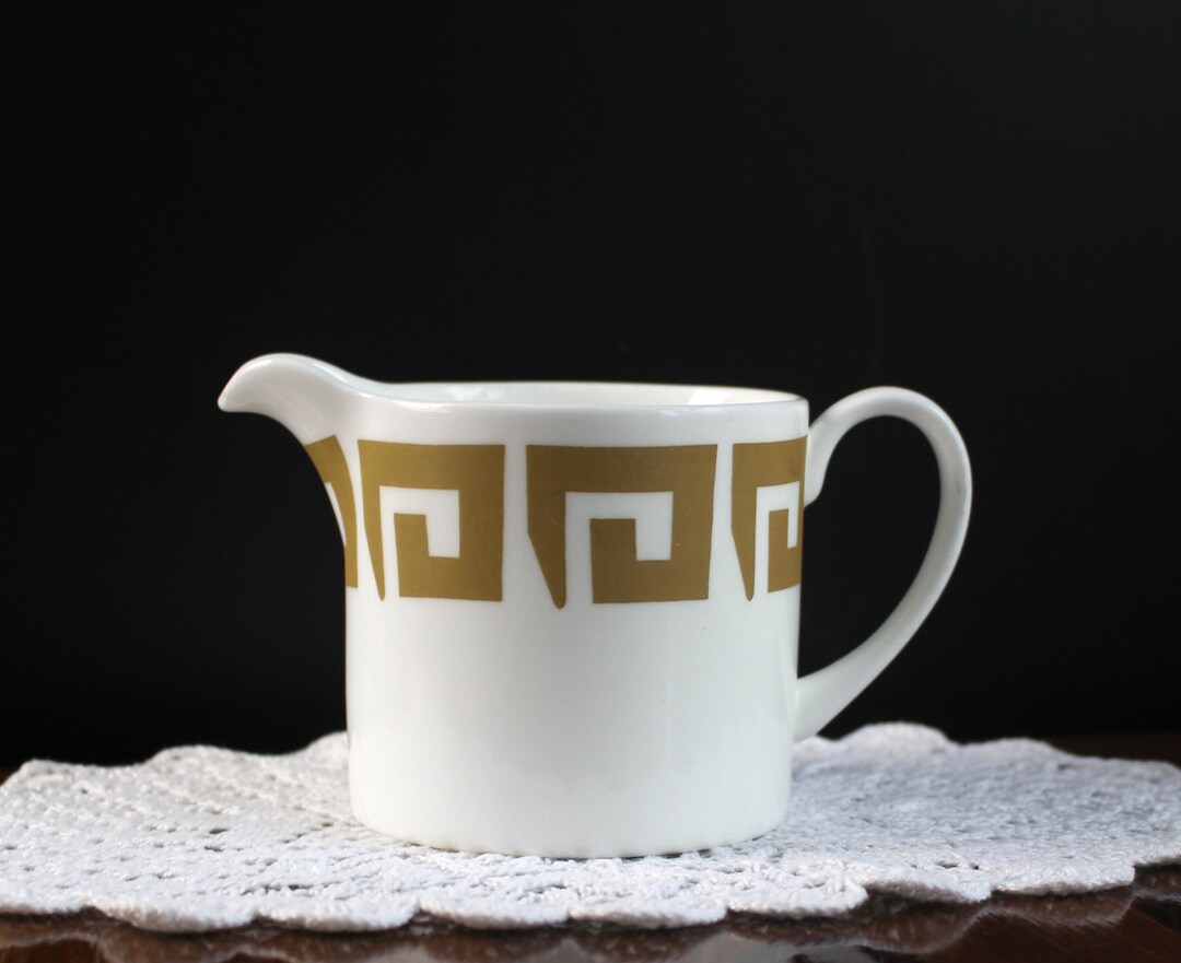 Vintage 'old Gold Keystone' Susie Cooper Design Creamer/milk Jug by ...