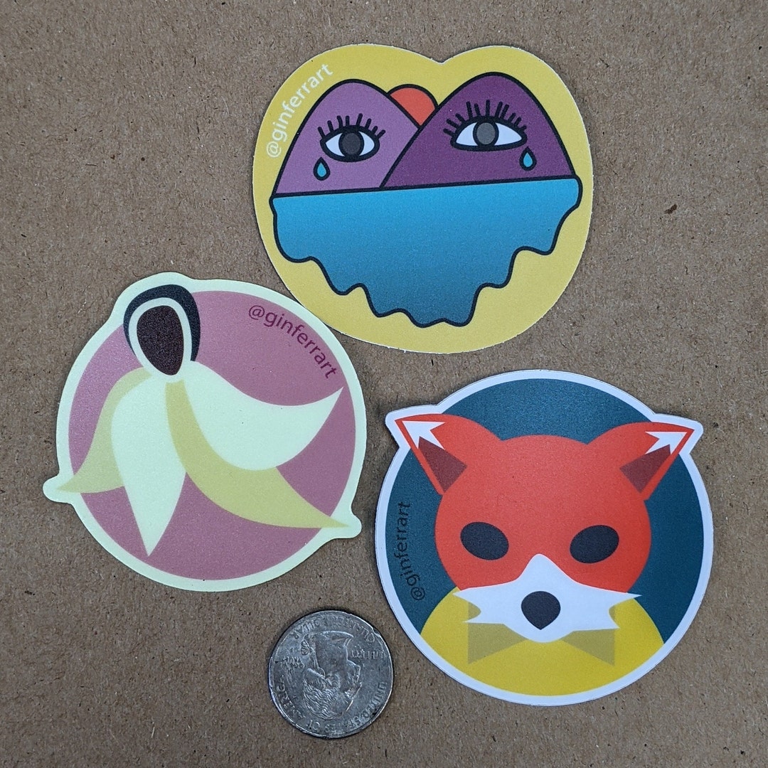 Sticker Pack: Crying Mountains Foxy Guy Glow Weed - Etsy