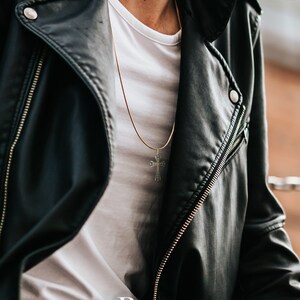 Diamond Studded Cross Pendant in Solid 14k Gold With Black Enamel - Etsy