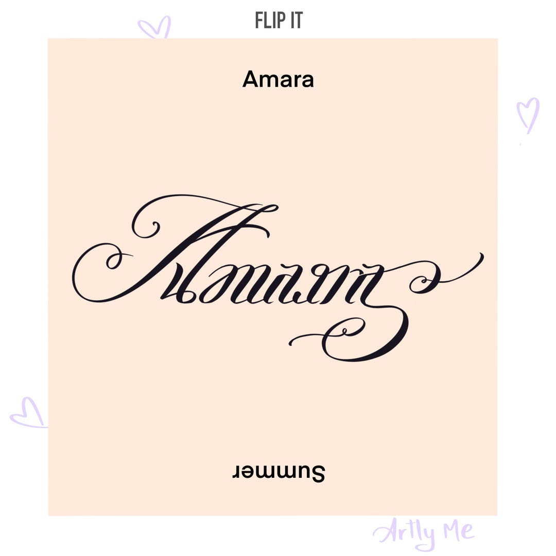 Custom Ambigram Design | One Word Ambigrams - Two Word Ambigrams ...