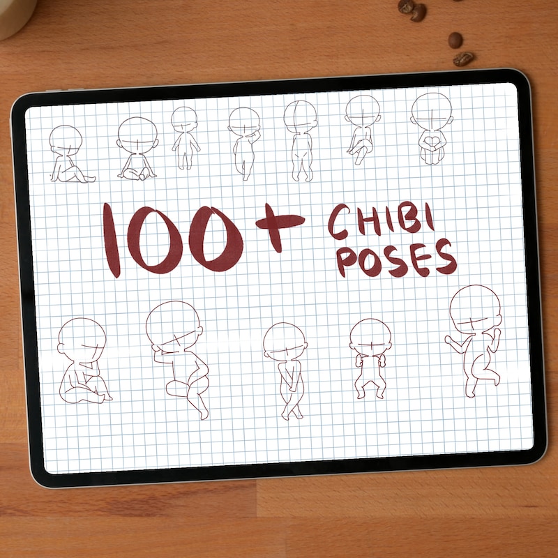 Chibi Pose Reference - Etsy