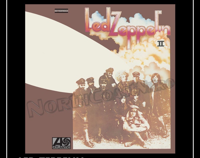 Led Zeppelin, Led Zeppelin II, Album Cover, Poster, Printable Download ...