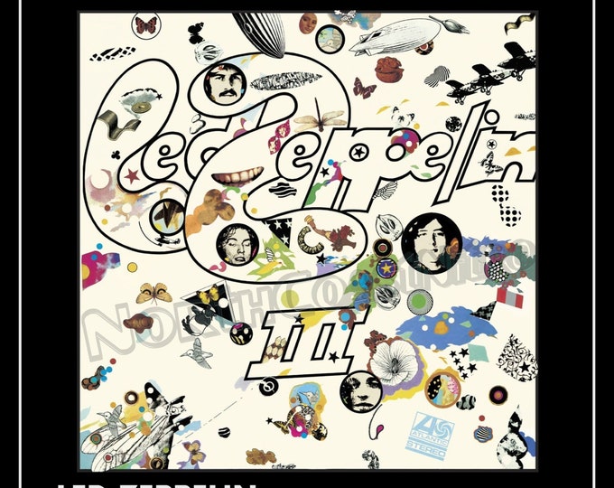 Led Zeppelin, Led Zeppelin III, Poster, Album Cover, Printable Download ...