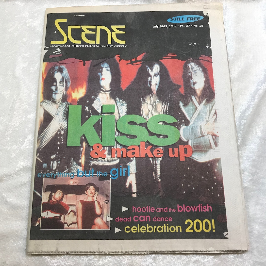 Kiss Scene Magazine, Cleveland, Ohio July 18-24, 1996 Free Local ...