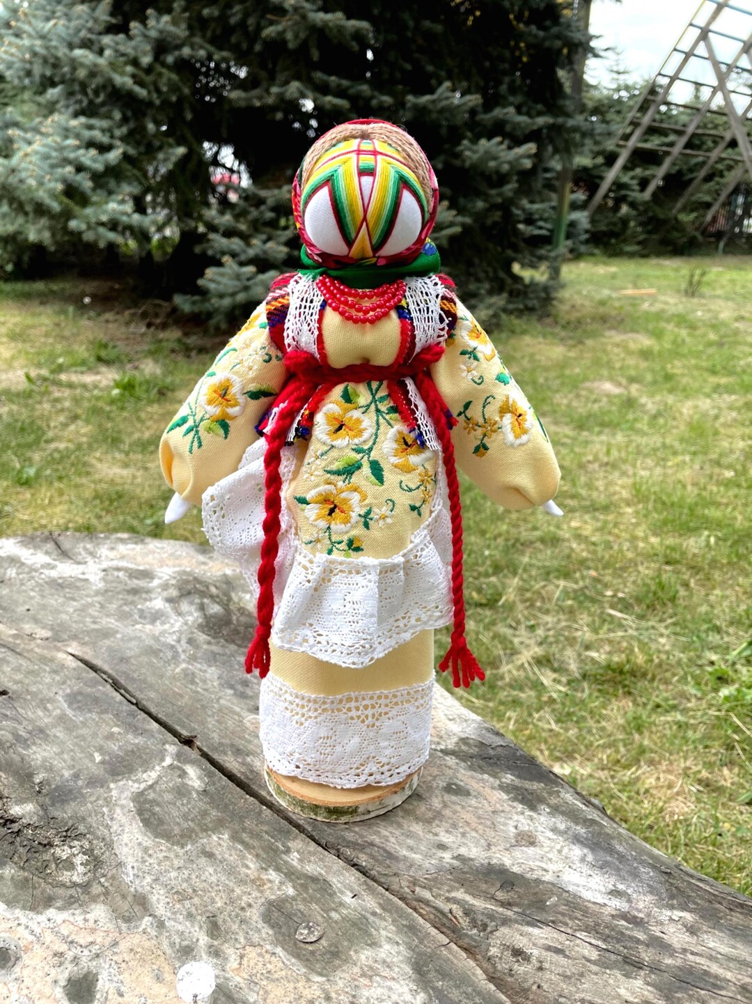 Handmade Motanka Doll, Ukrainian Slavic Amulet, OOAK Totam Gift - Etsy