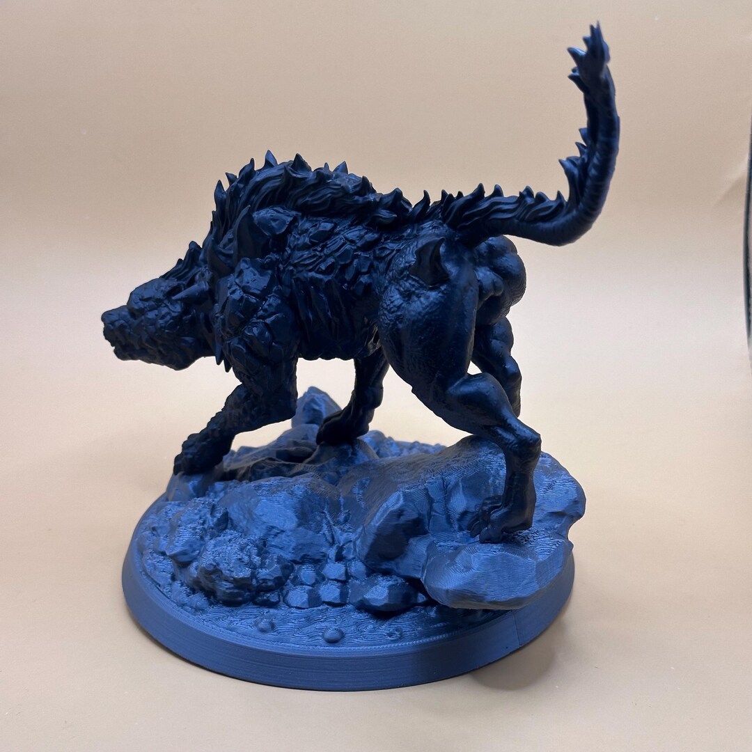 Hellhound Large Miniature Figure With Base for Tabletop Games, D&D, and ...