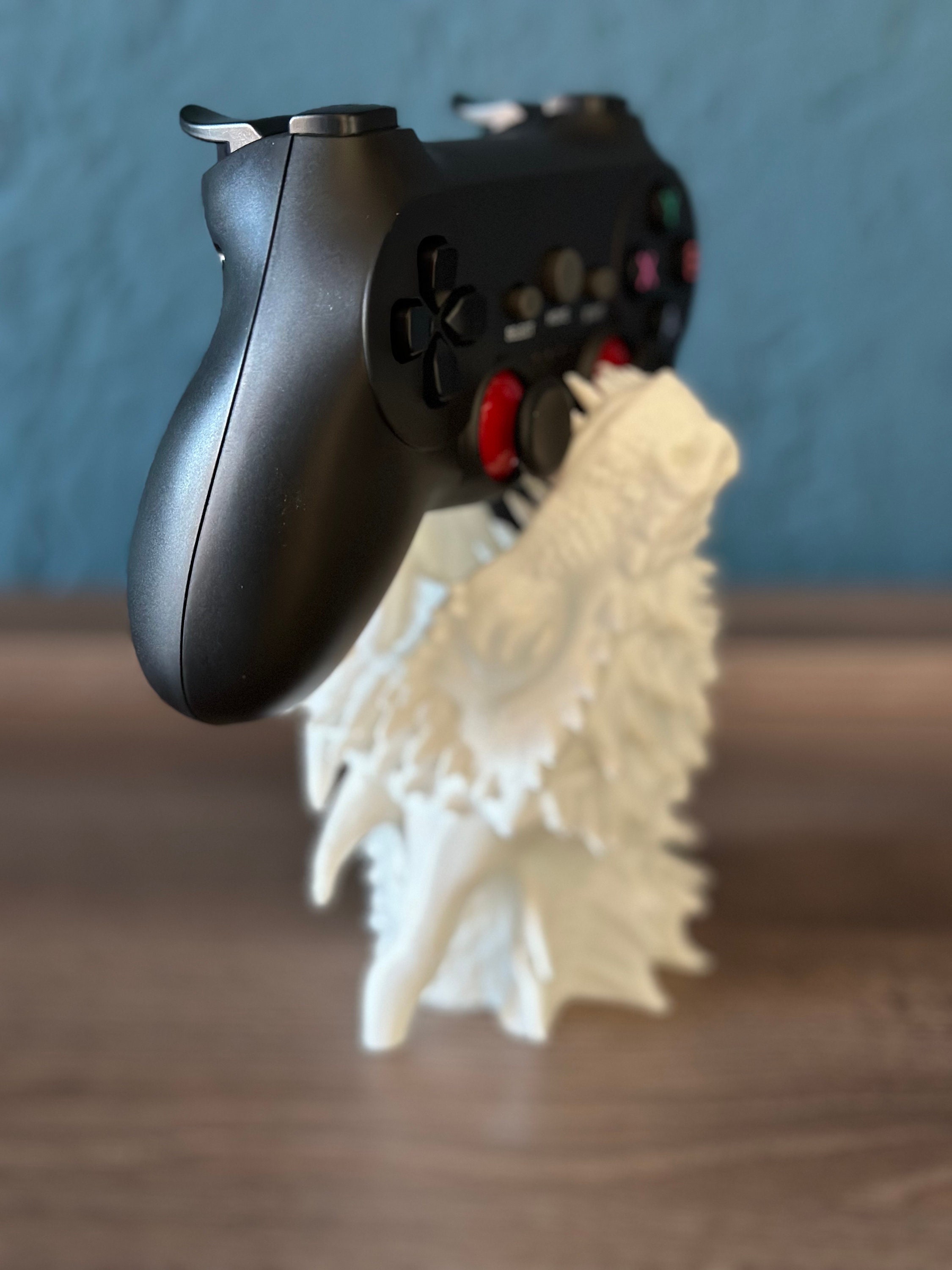 3D Printed Dragon Head Controller Holder Gaming Decor Game - Etsy