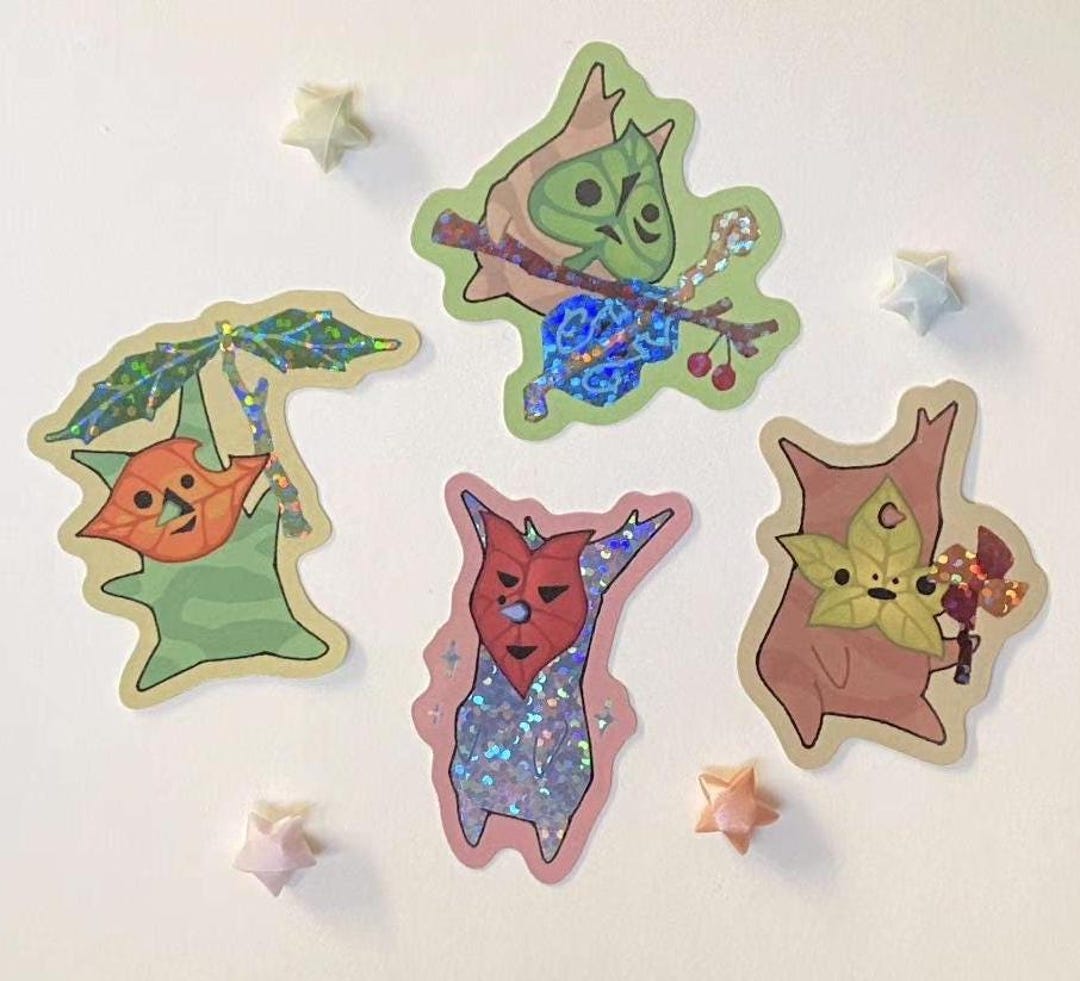 Korok Glitter Stickers | 2'' Zelda Stickers - Etsy