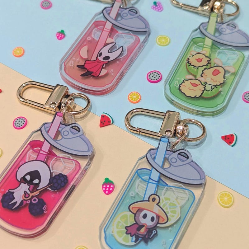 Borderless Keychains - Etsy