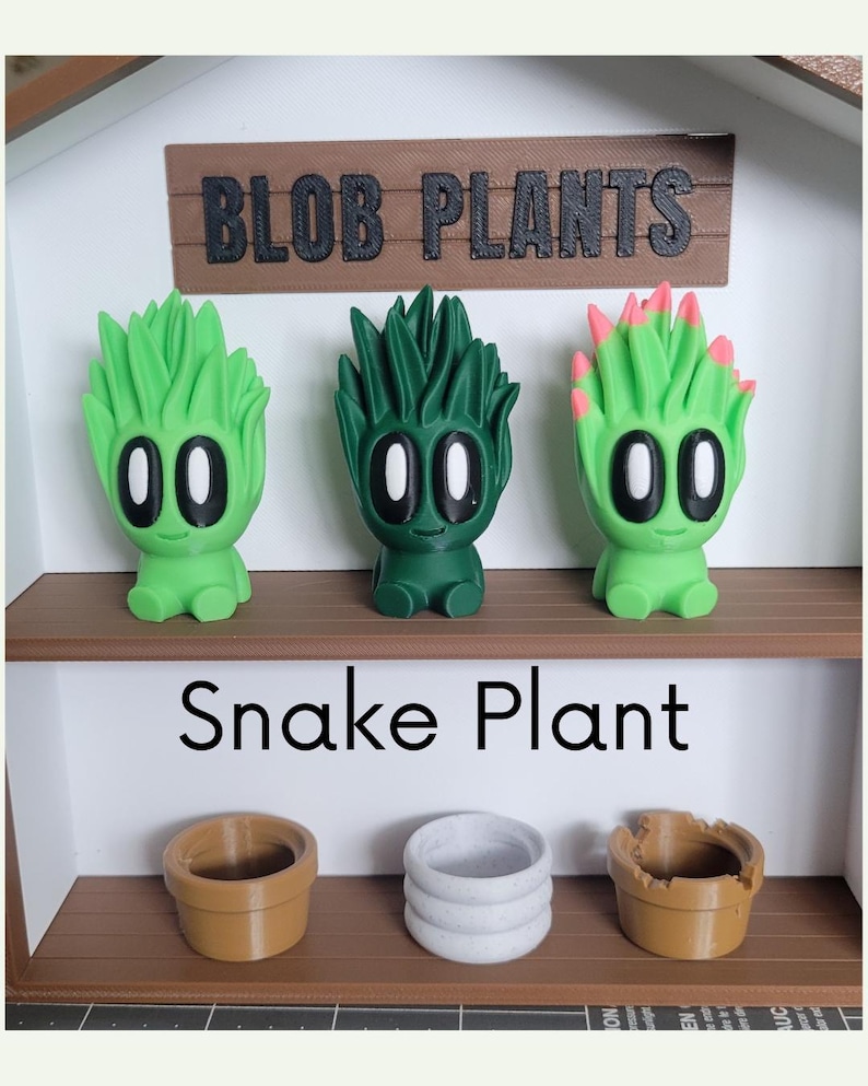 3D Printed Blob Plant Plant Buddies - Etsy