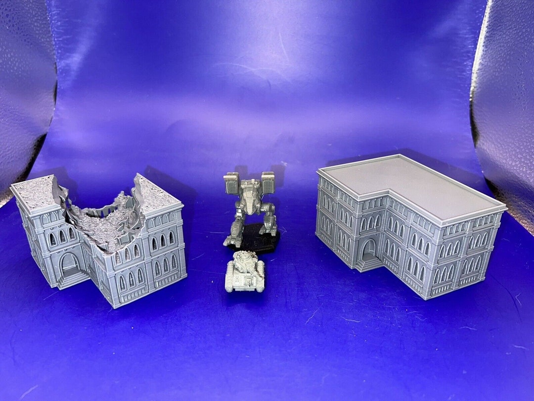 Pre-primed Gothic Ruined | Intact Buildings #6 - Legion and Epic ...