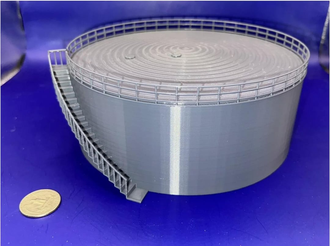 Oil Refinery - Large Refinery Storage Tank : HO Scale - Etsy