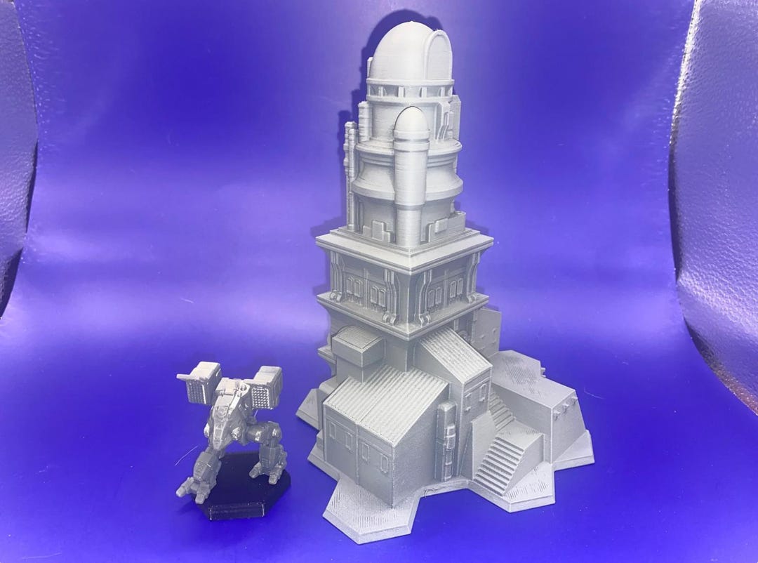 Desert Tower W/ Hex Base, Tabletop War Game Terrain (6mm Scale) - Etsy