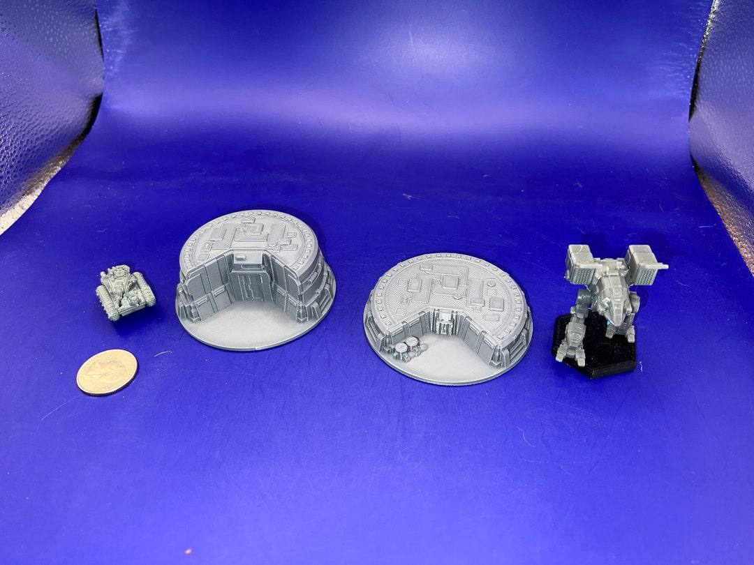 Pre-primed Military Bunkers X2, Tabletop War Game Terrain Legion | Epic ...