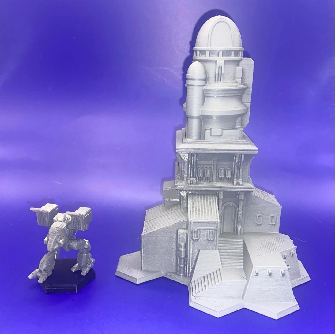 Desert Tower W/ Hex Base, Tabletop War Game Terrain (6mm Scale) - Etsy