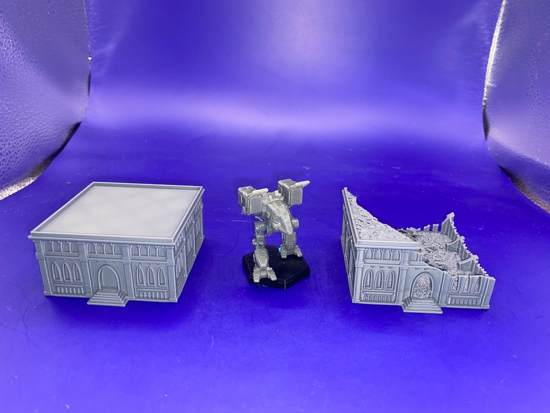 Pre-primed Gothic Ruined Intact Buildings Set 2 Adeptus - Etsy