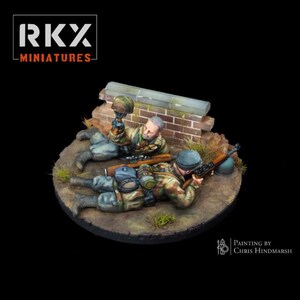 WW2 German Fallschirmjäger Gewehr 43 Sniper Team (28mm Scale) - Etsy