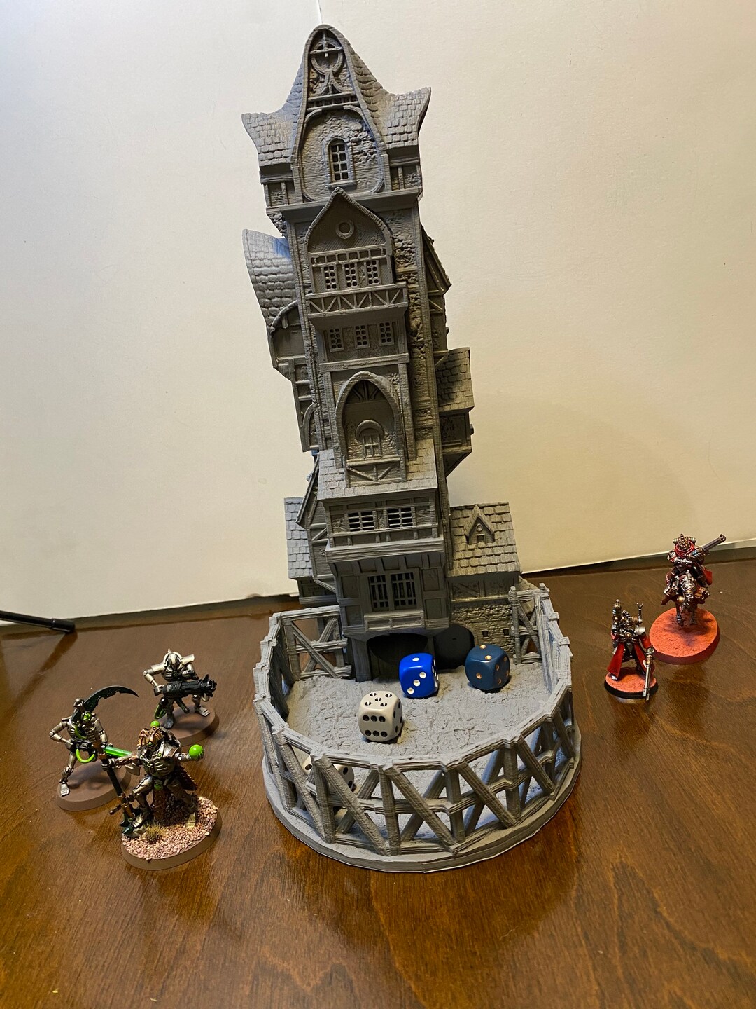 12 Inch Fantasy Dice Tower - Etsy