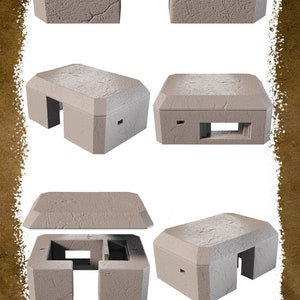 WWII British Type 28A Bunker (28mm Scale) - Etsy
