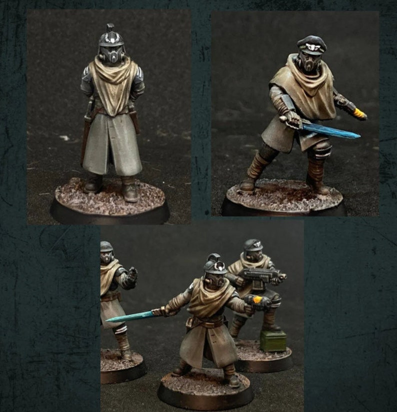 Trench Devils Command Squad X5 Figures WH 40K Imperial - Etsy