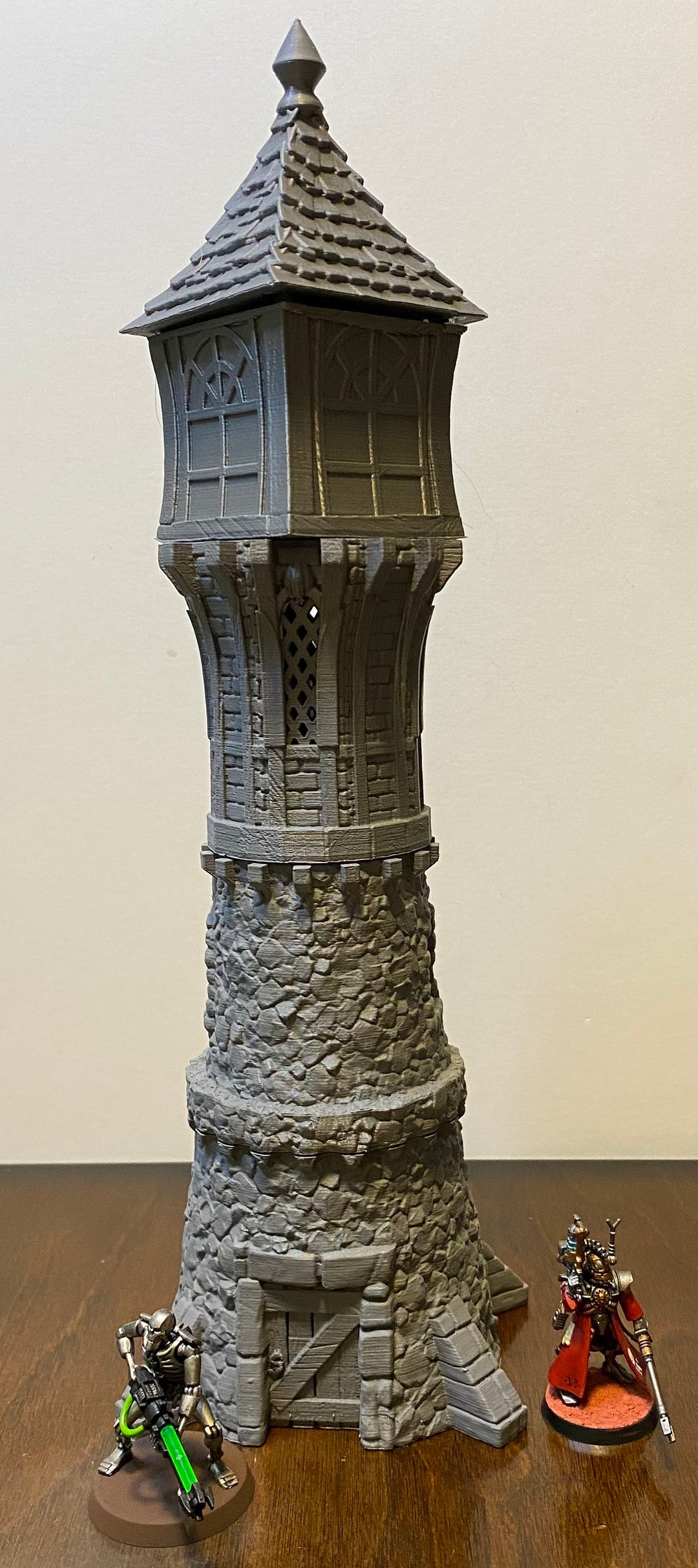Medieval Fantasy Four-story Lookout Tower From Spiritdale (28mm Scale ...