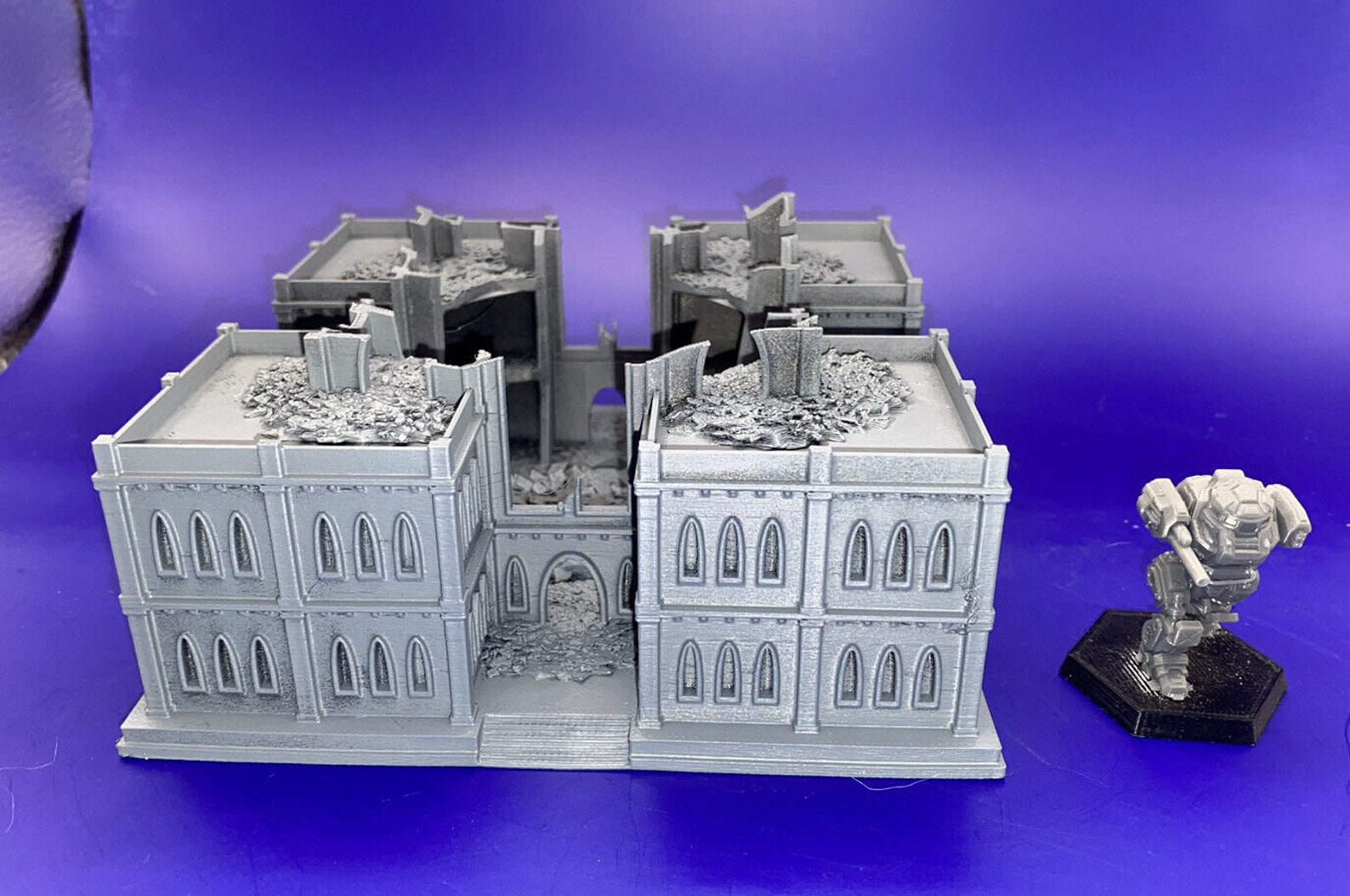 Ruined Gothic Citadel - Mech | Epic | Legion Compatible (6 | 8mm Scale ...