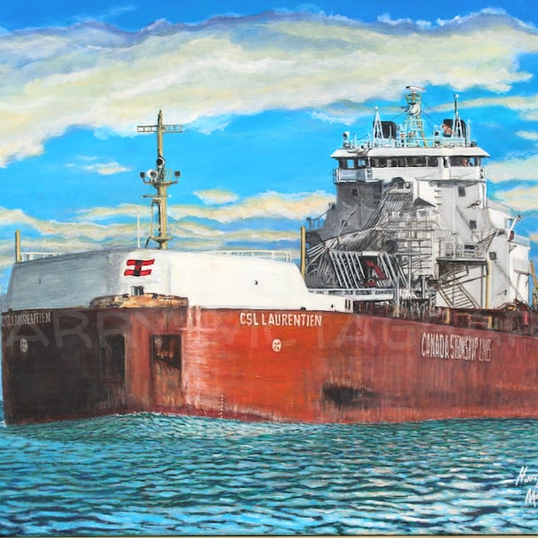 Art Lakes Freighter - Etsy