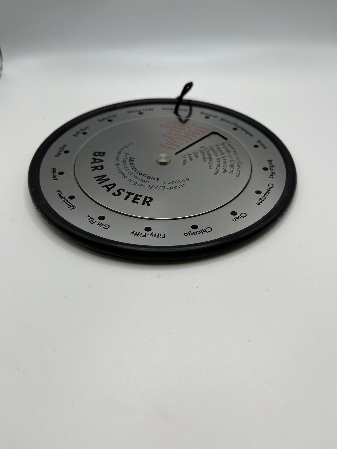 Cocktail Recipe Wheel VINTAGE - Etsy