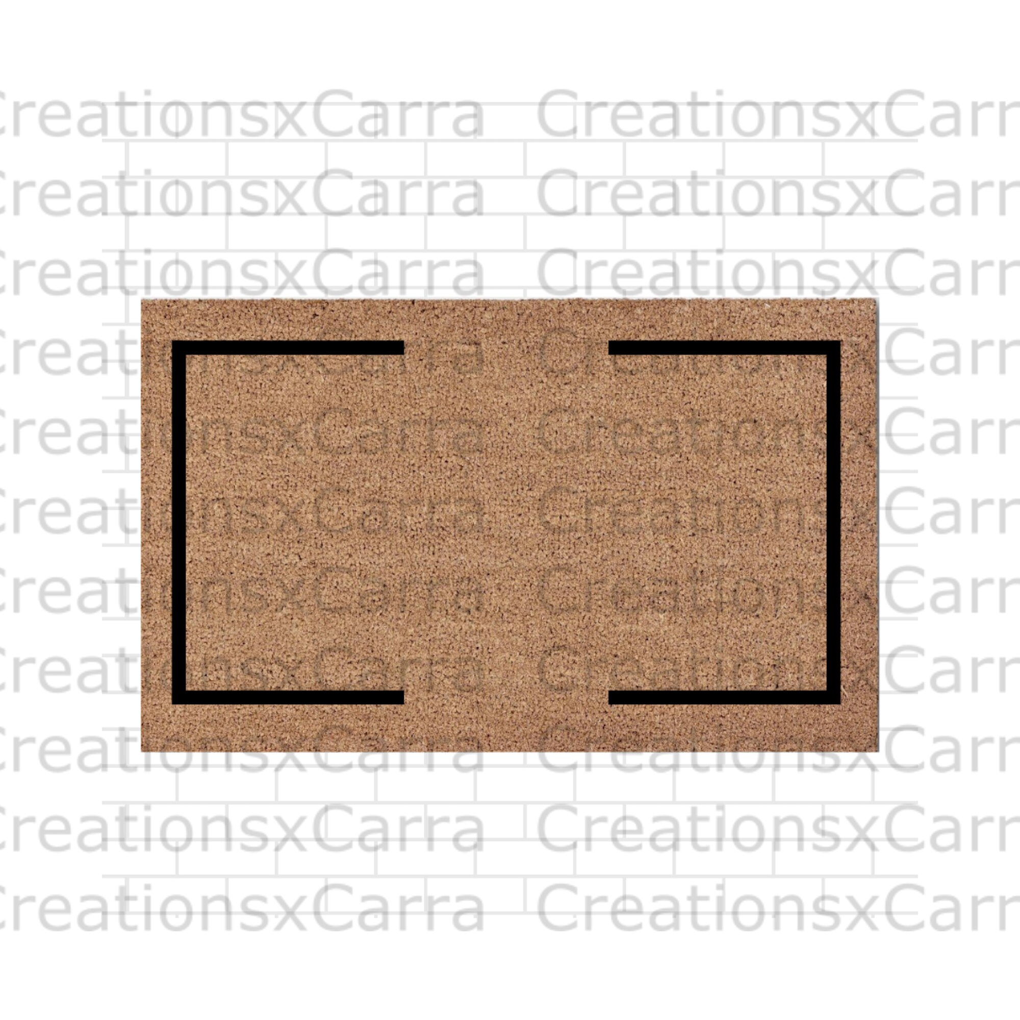Doormat Stencil Border| Rug Border SVG| Doormat SVG| Doormat PNG ...
