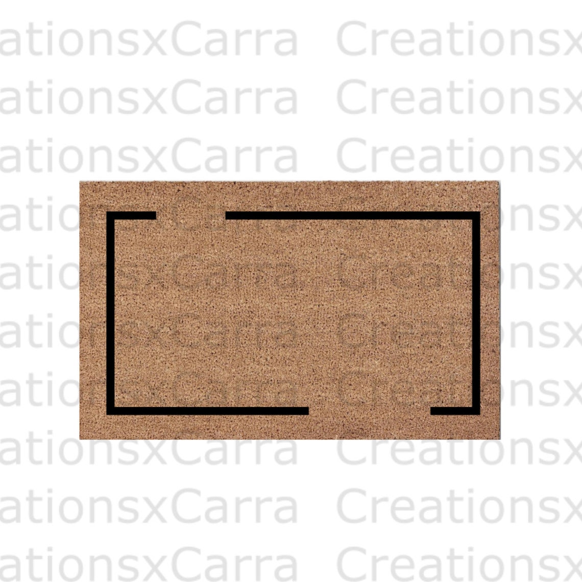 Doormat Split Border SVG Template| Welcome Mat PNG Stencil| Doormat SVG ...