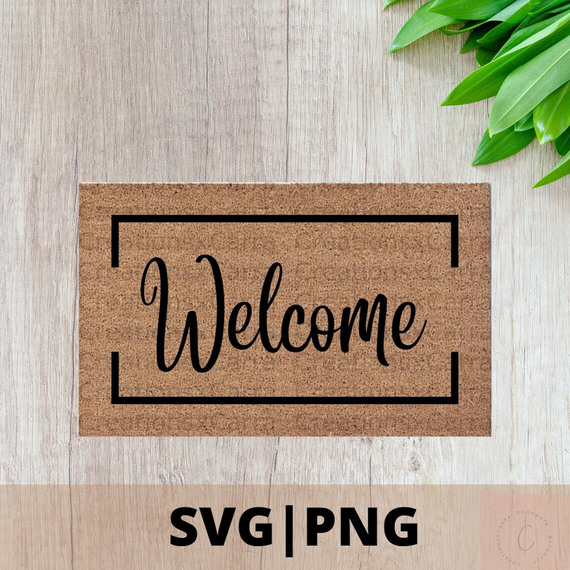 Split Doormat Border SVG| Doormat Border PNG| Custom Doormat Border ...