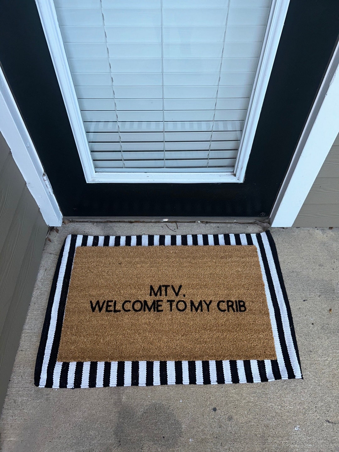 MTV, Welcome to My Crib Doormat| Custom Welcome Mat| MTV Cribs Doormat ...