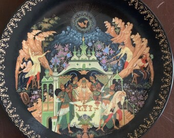 Russian Snow Maiden Plate - Etsy