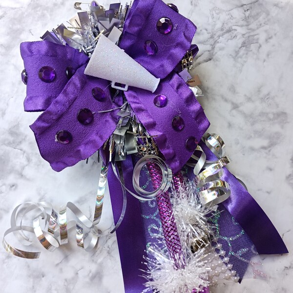 White Purple Silver - Etsy