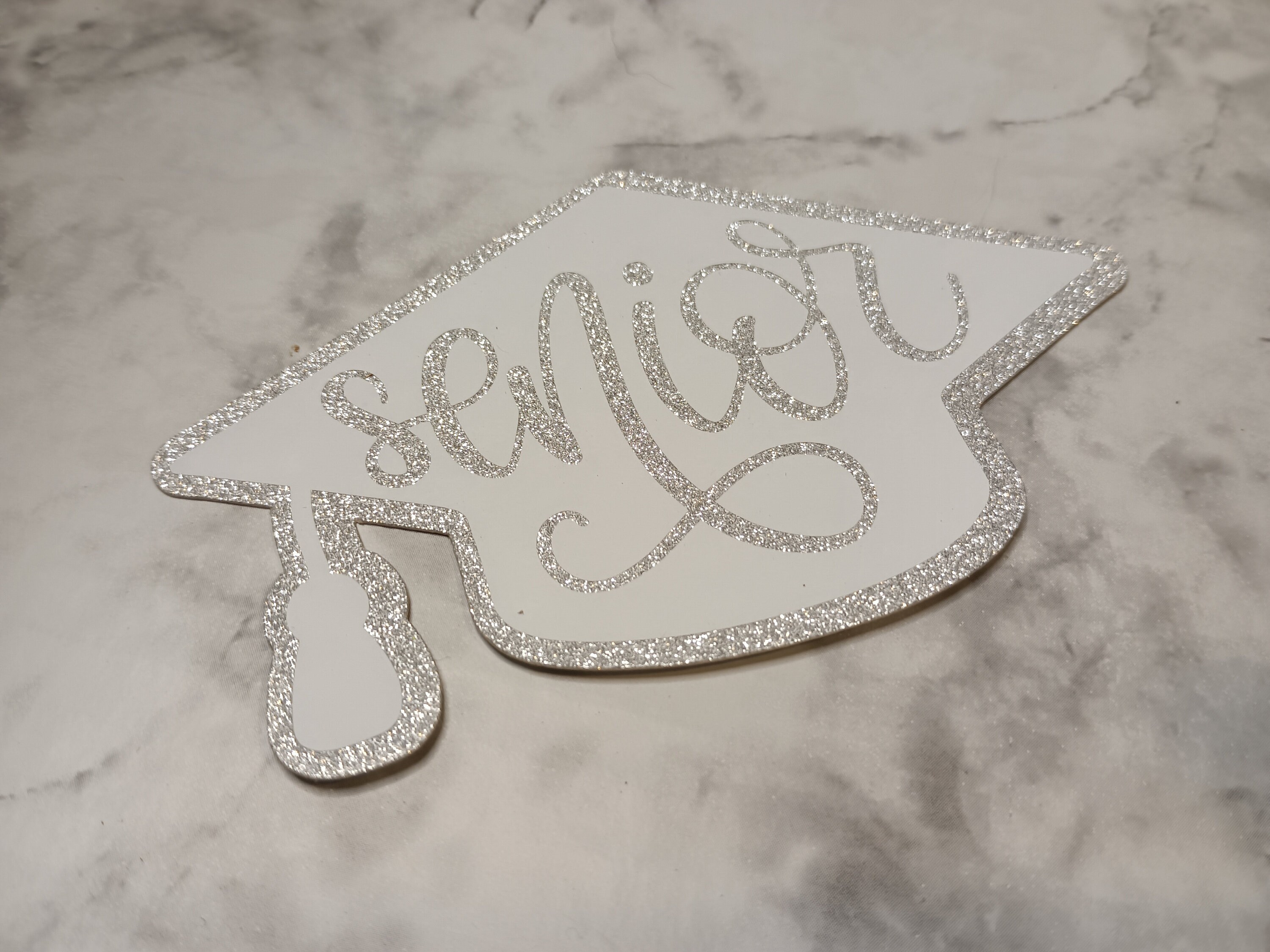 Senior Bundle for Homecoming Mums, Glittered Silver and White or Gold ...