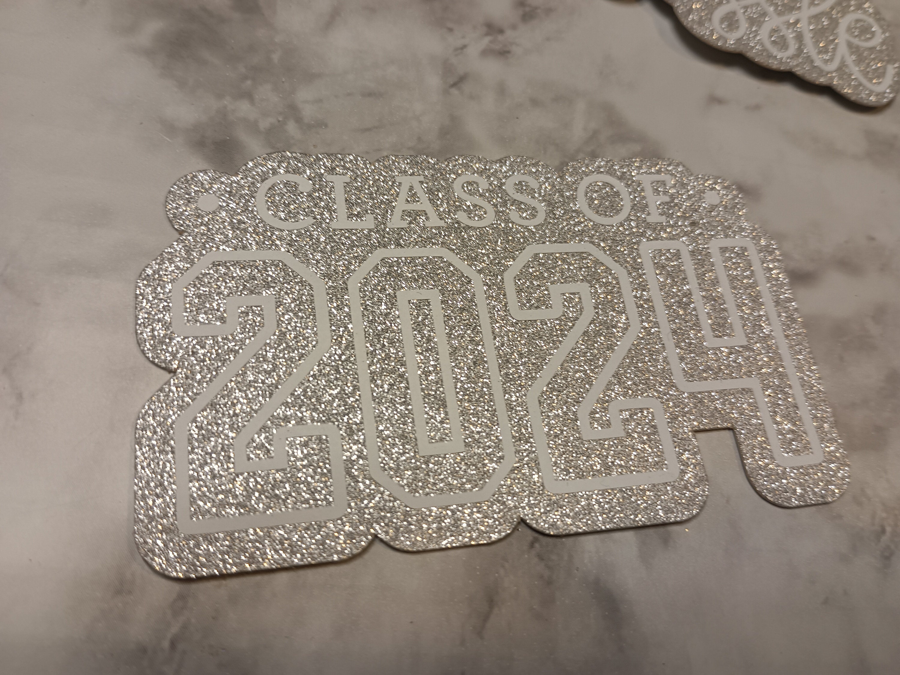 Senior Bundle for Homecoming Mums, Glittered Silver and White or Gold ...