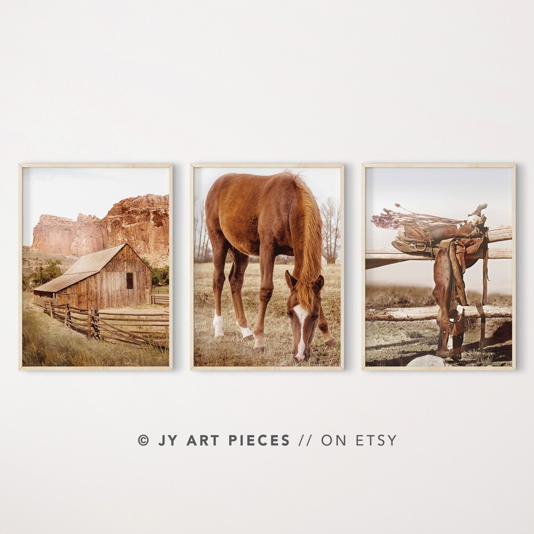 Horse Print, Farmhouse Prints, Horse Wall Art, Farmhouse Decor ...
