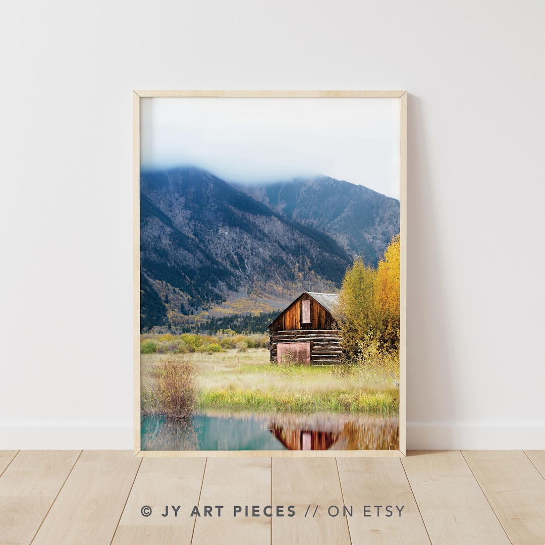 Autumn Barn Print: Rustic Farmhouse Wall Art (digital Download) - Etsy