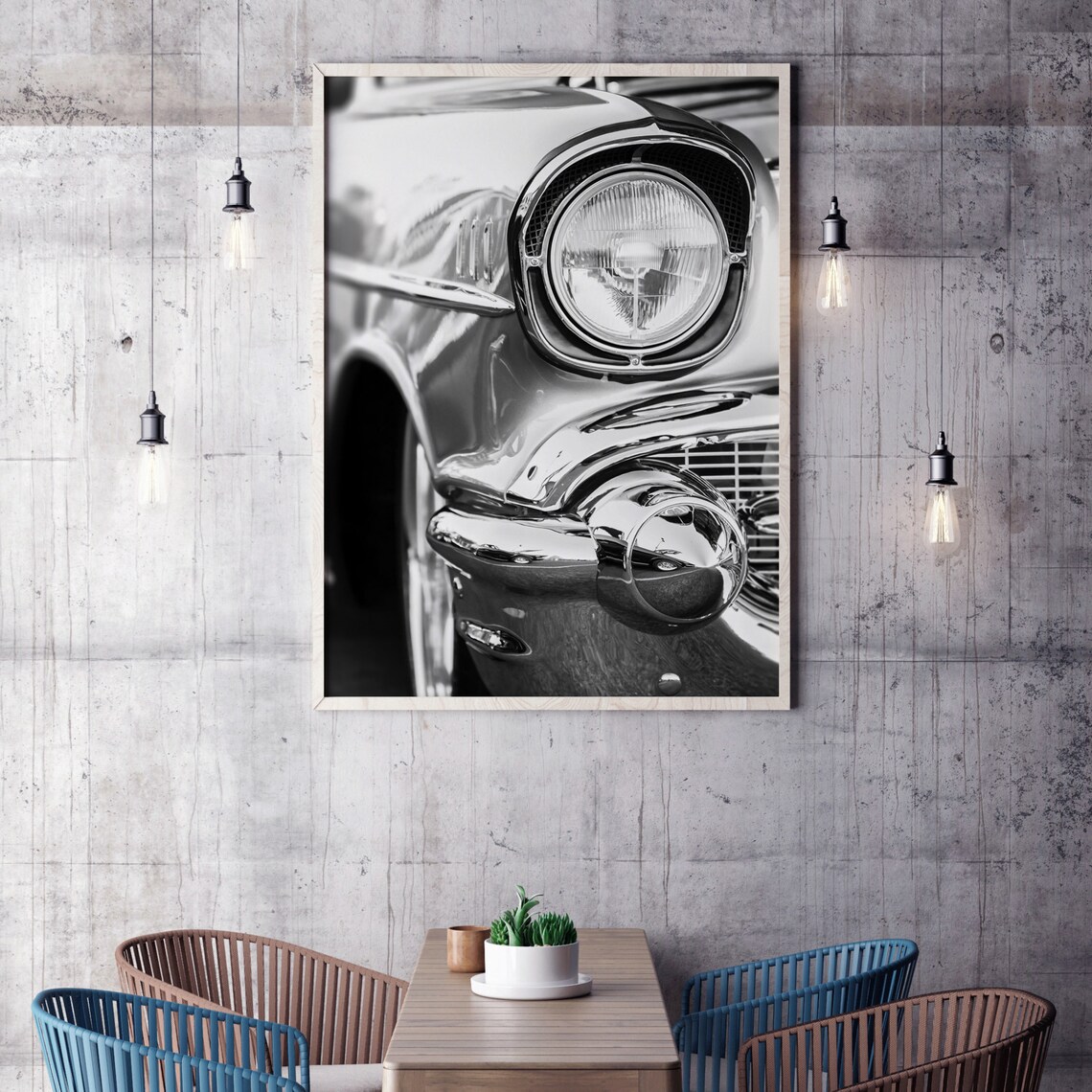 Classic Car Print Car Print Vintage Car Wall Art Black and - Etsy