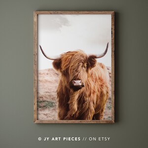 Highland Cow Prints, Farmhouse Prints, Farmhouse Wall Art, Autumn ...
