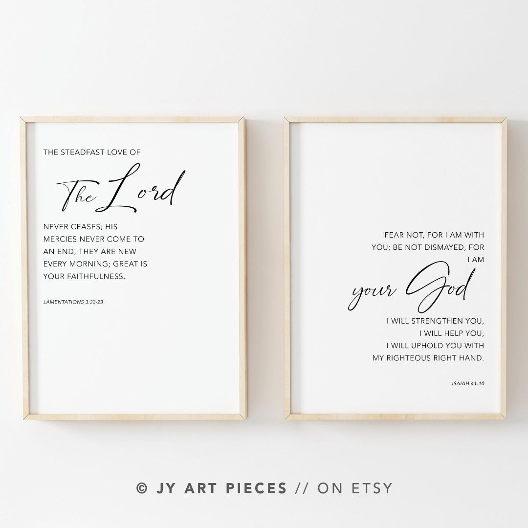 Bible Verse Wall Art, Bible Verse Prints, Scripture Quote, Minimalist ...